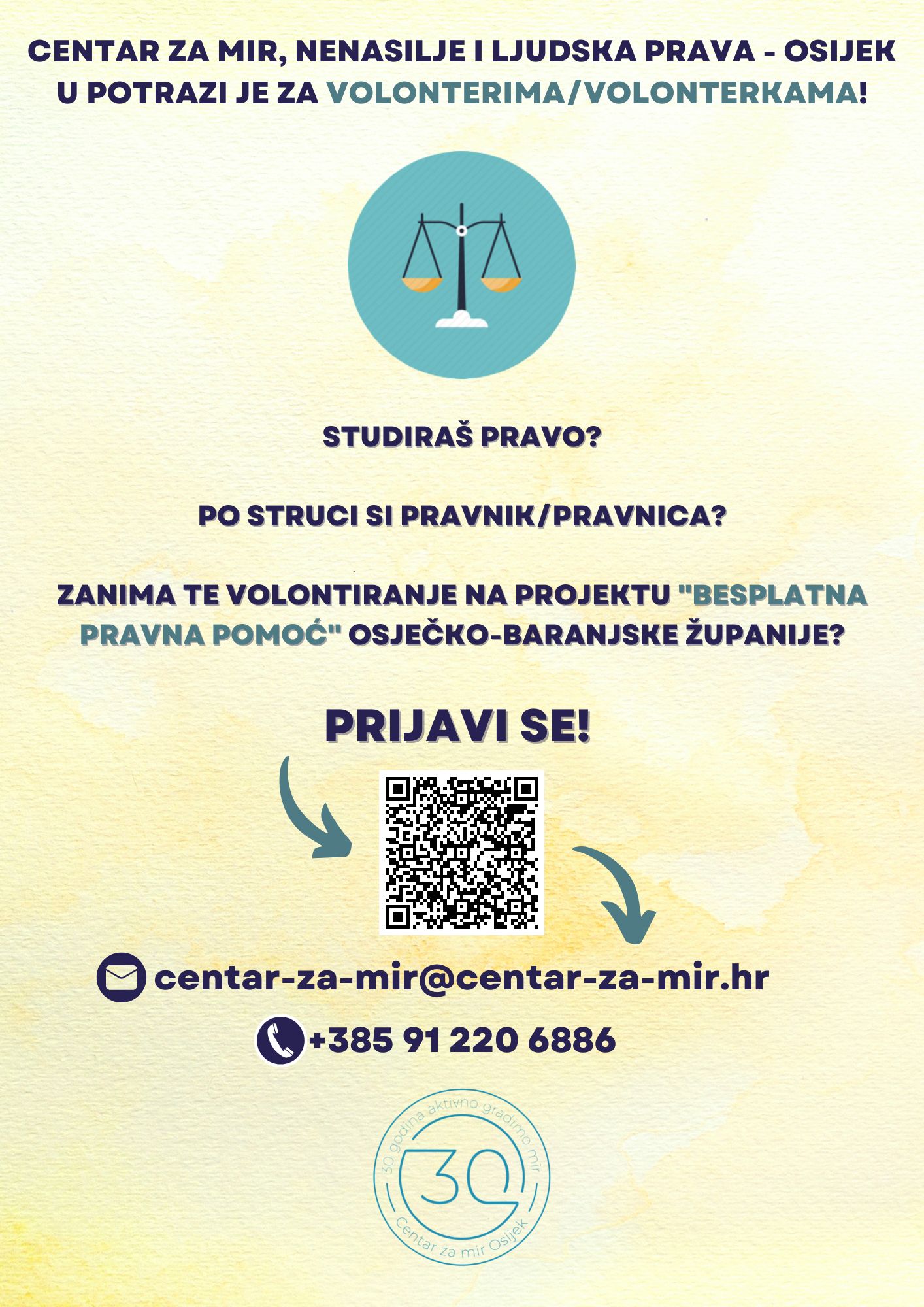 Poziv za volontiranje